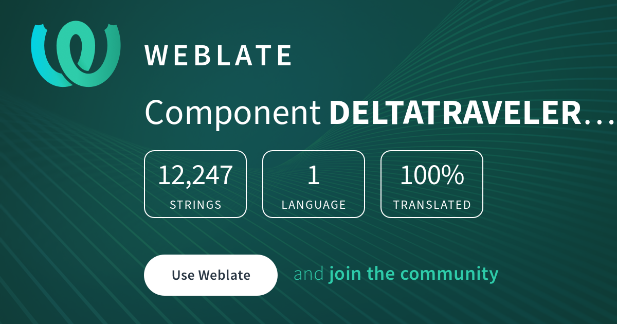 DELTATRAVELER/SlashUnderline — English @ Weblate